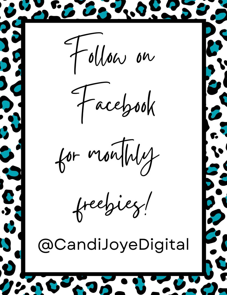 Rainbow Leopard Digital Paper Pack Neon Cheetah Print | Etsy