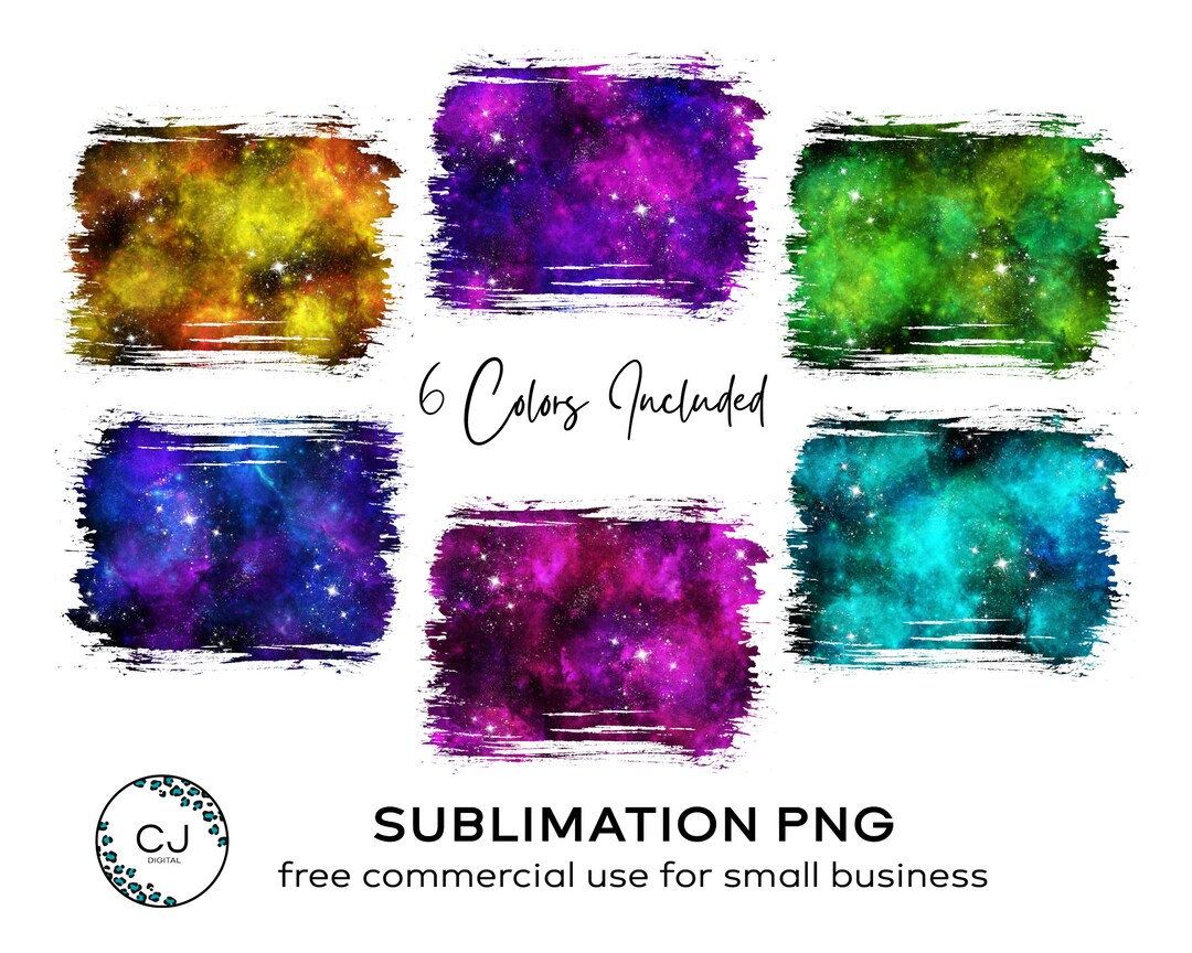 Galaxy Sublimation Designs Outer Space PNG Bundle - Etsy