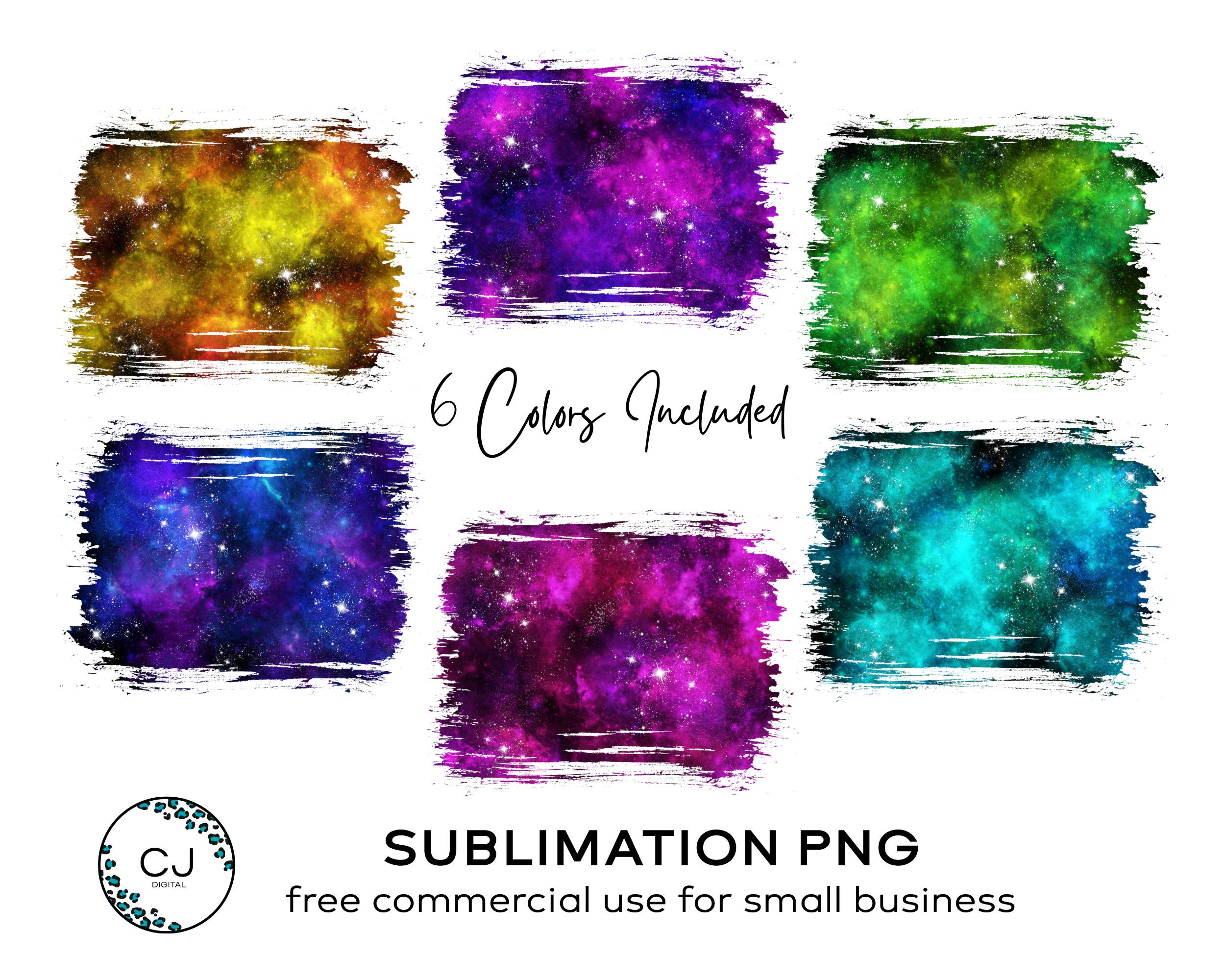 Galaxy Sublimation Designs Outer Space PNG Bundle - Etsy