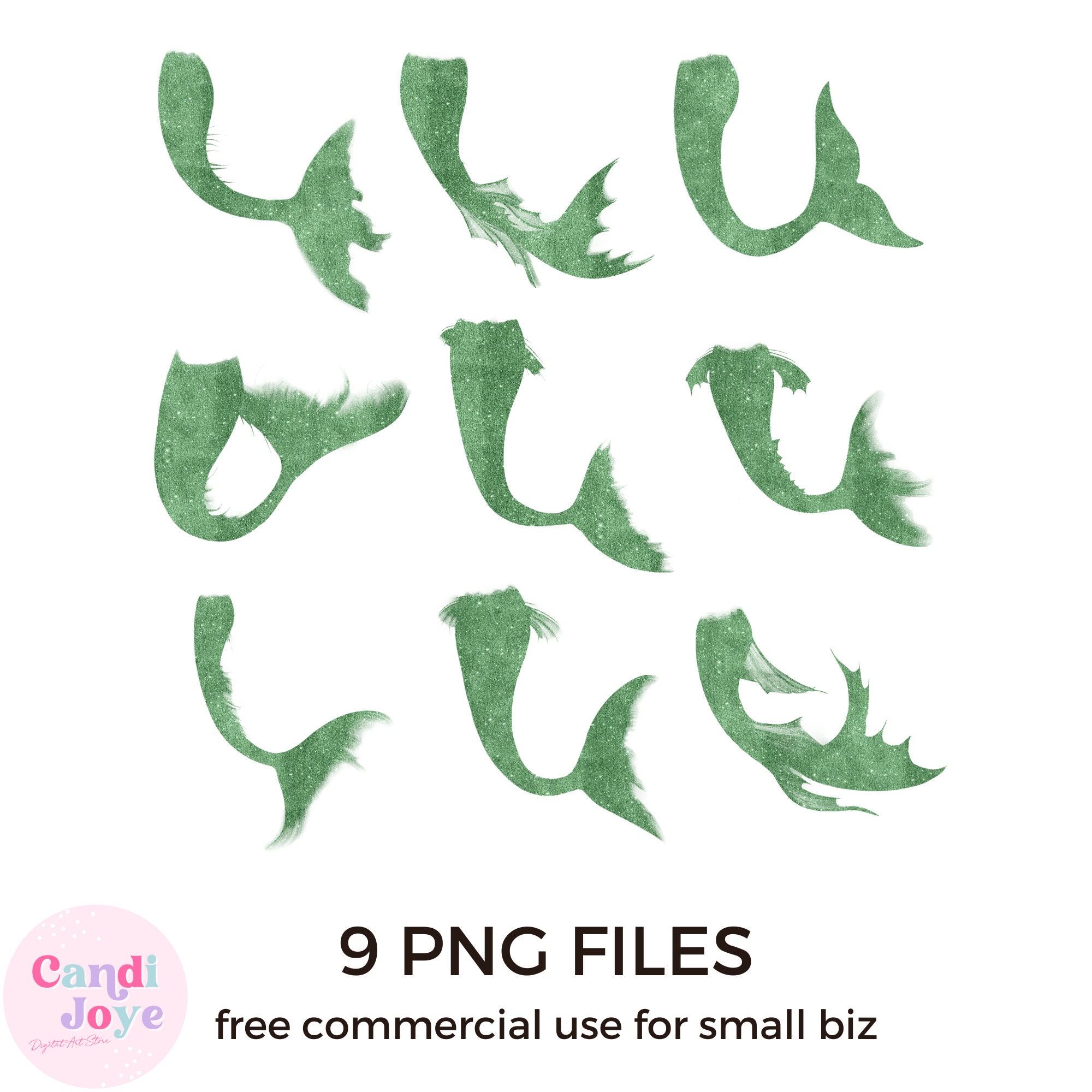 Glitter Mermaid Tail PNG Files Mermaid PNG Mermaid Clipart - Etsy