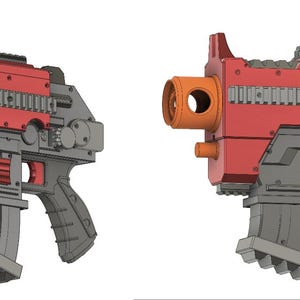 Digital Files for a Bolt Pistol "nerf" Dart Blaster Inspired by ...