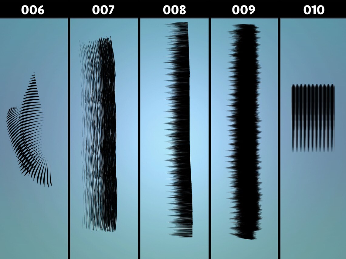 Comic Inking Brush Set | Cross Hatching and Textures | Photoshop ...