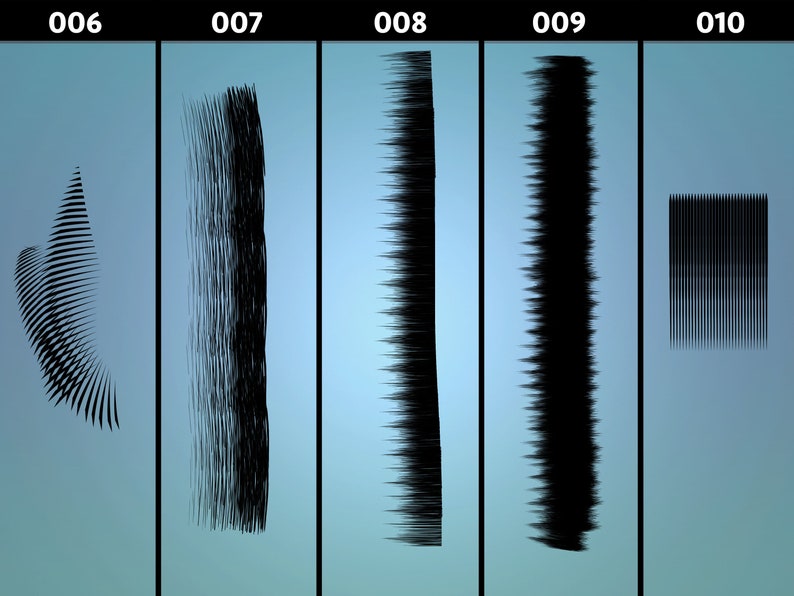 Comic Inking Brush Set | Cross Hatching and Textures | Photoshop ...