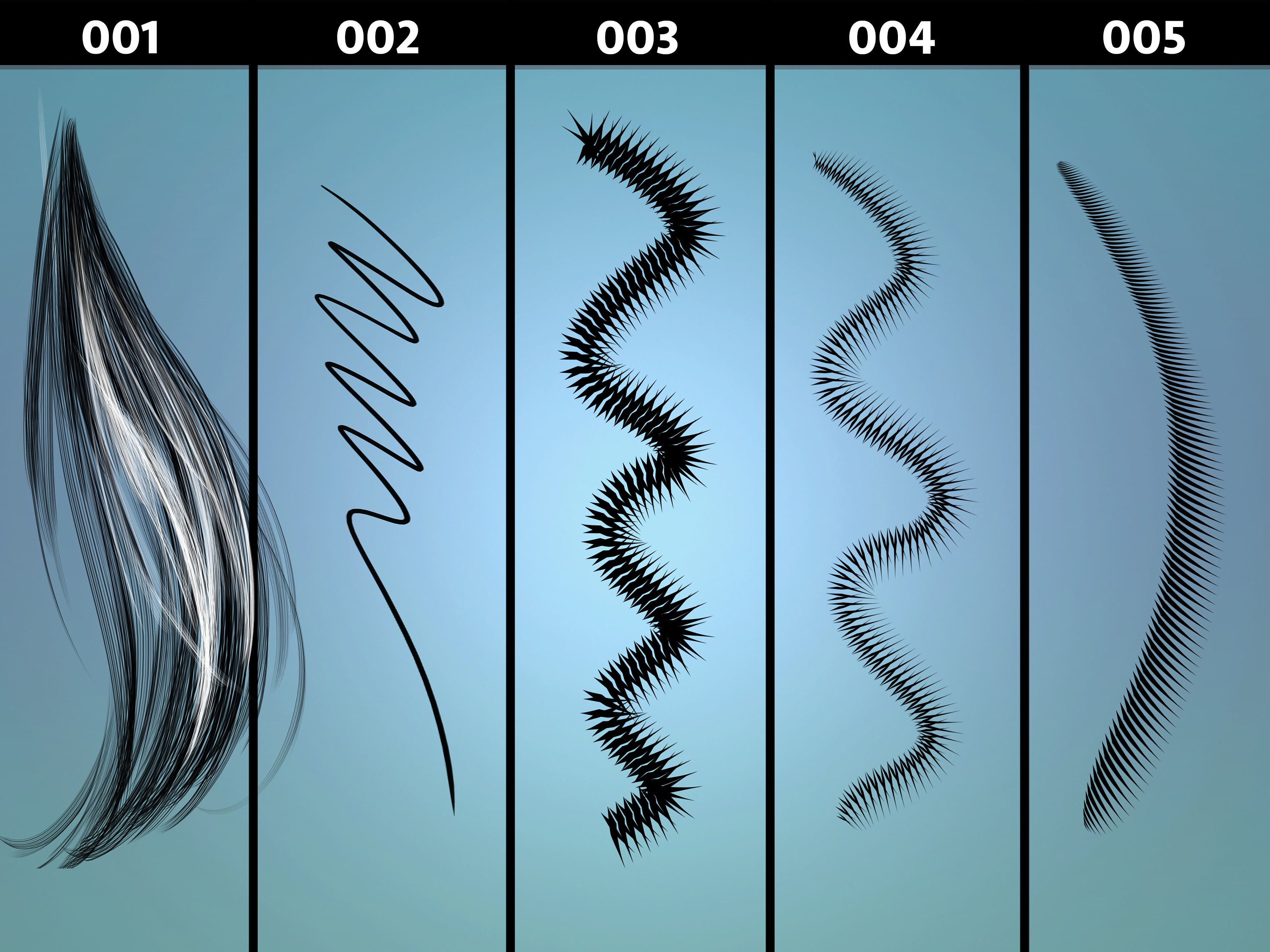 Comic Inking Brush Set | Cross Hatching and Textures | Photoshop ...