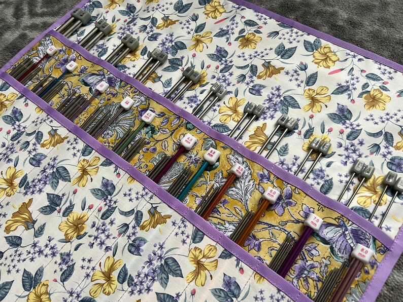 Hand Made Knitting Needle Case/ Organizer / Holder for - Etsy