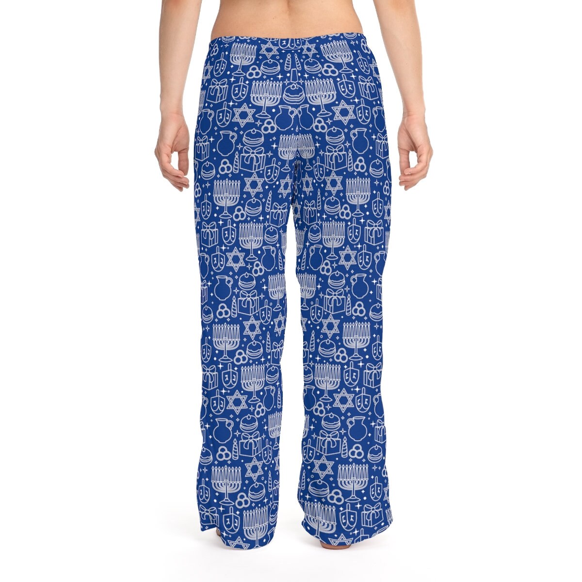 Happy Hanukkah Pajama Pants, Matching Family Lounge Wear, Menorah ...