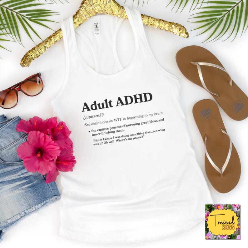 ADHD Funny Definition Shirt ADHD Problem Solving Humor ADHD Day ...