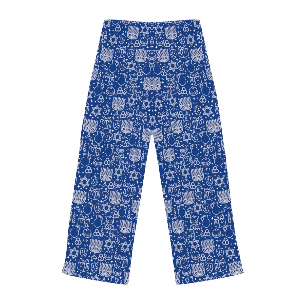 Happy Hanukkah Pajama Pants, Matching Family Lounge Wear, Menorah ...