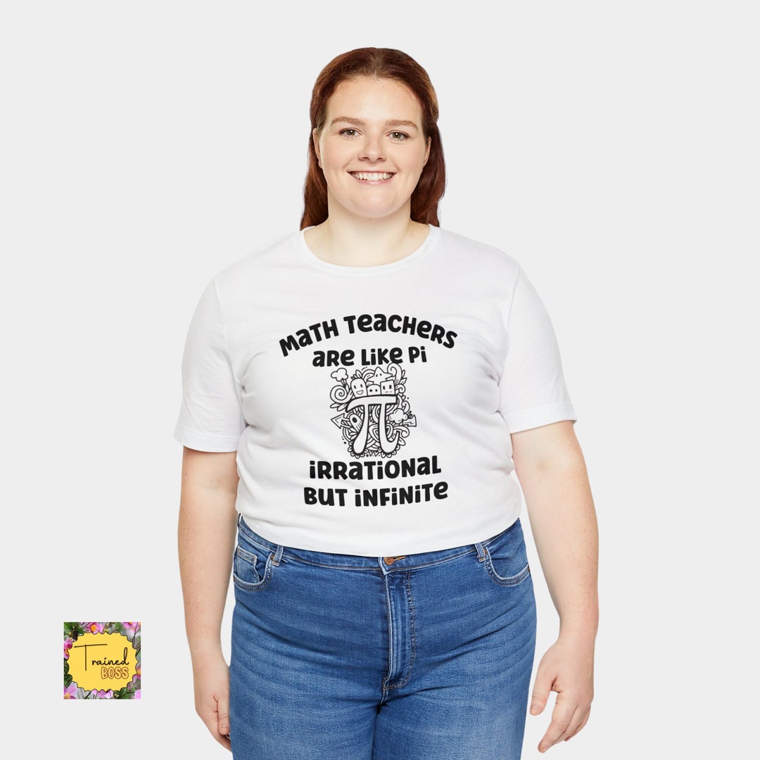 Camisa de profesor de matemáticas / Día Pi / Cuello redondo ...