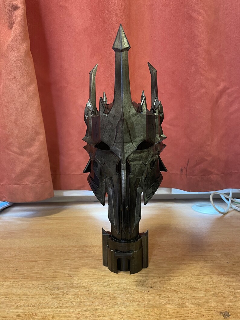 Sauron Helmet With Stand - Etsy