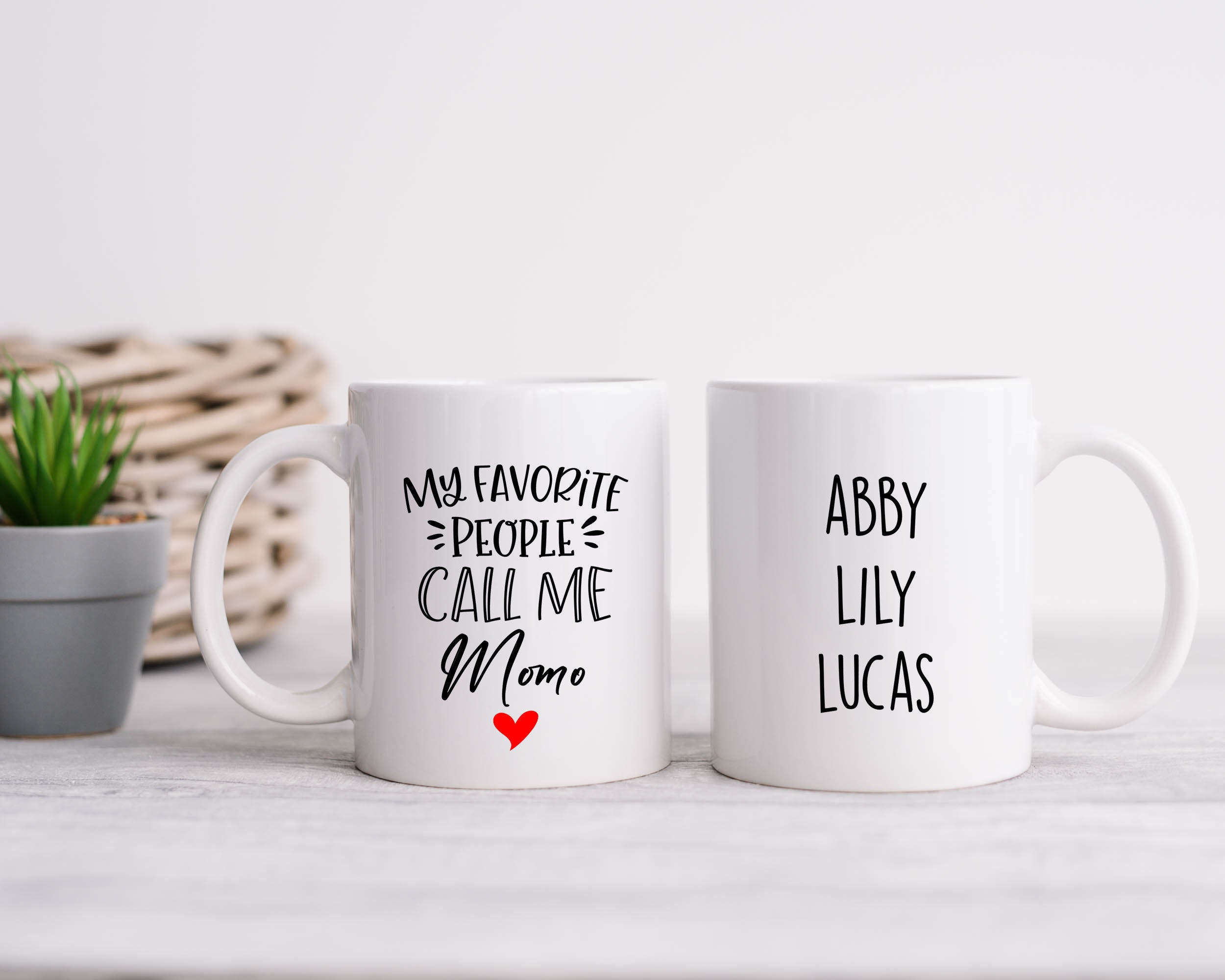 My Favorite People Call Me Momo Mug, Momo Coffee Mug, Momo Gift ...