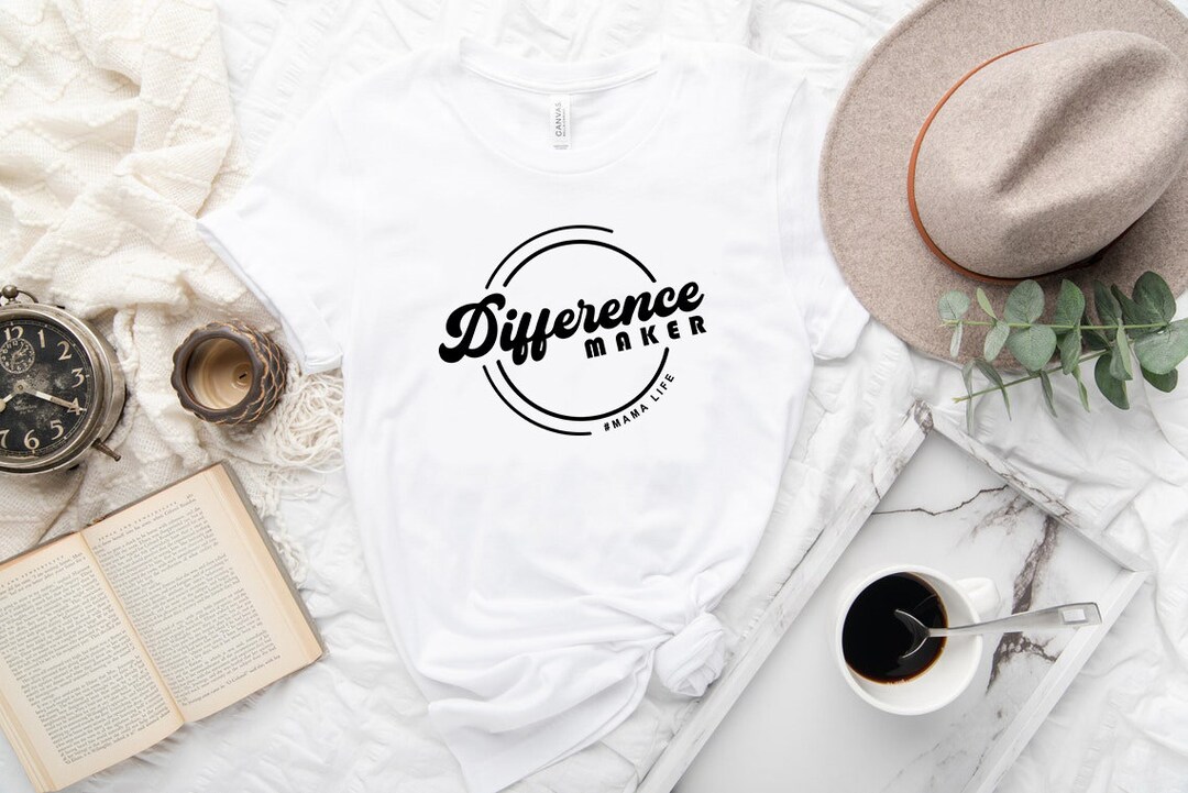Difference Maker Mama life T-shirt Mama shirt Mama love - Etsy España