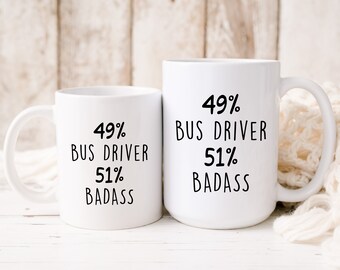 School Bus Driver Mug Women's Bus Driver Gift Mom Bus Driver Coffee Mug ...