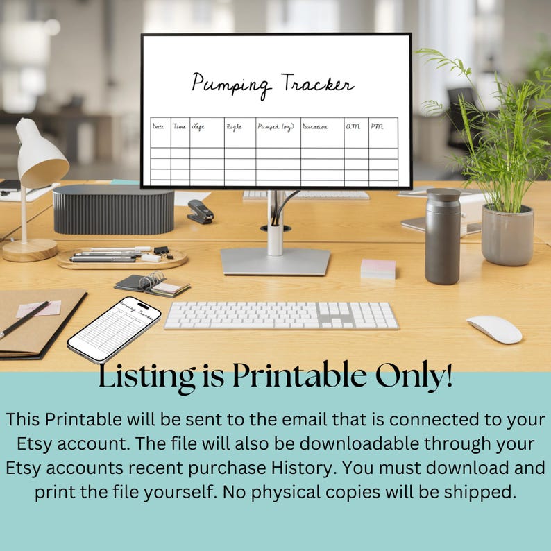 Pumping Schedule Tracker - Breast Pumping Log - Etsy