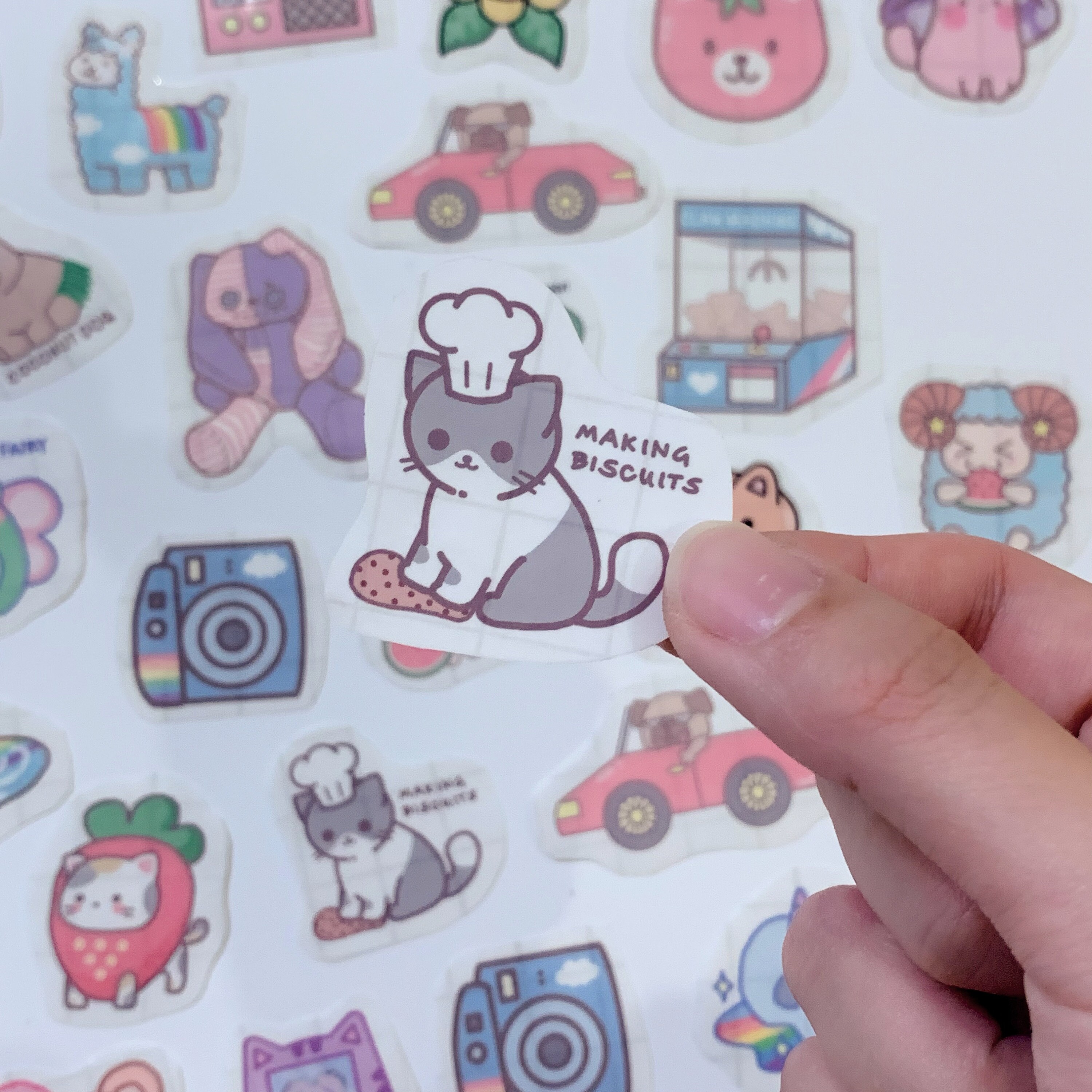 Cute Animals Sticker Set 27 Stickers - Etsy