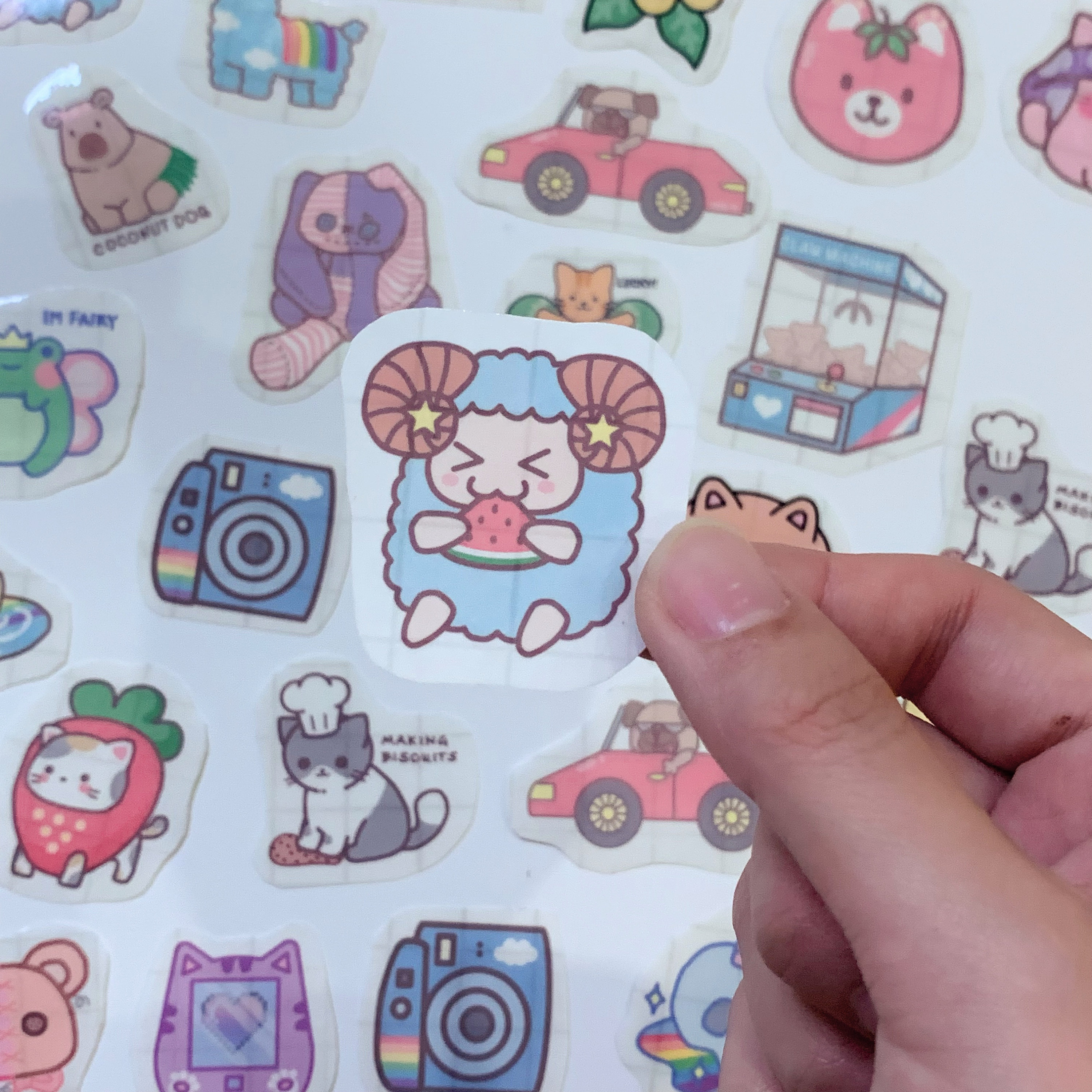 Cute Animals Sticker Set 27 Stickers - Etsy