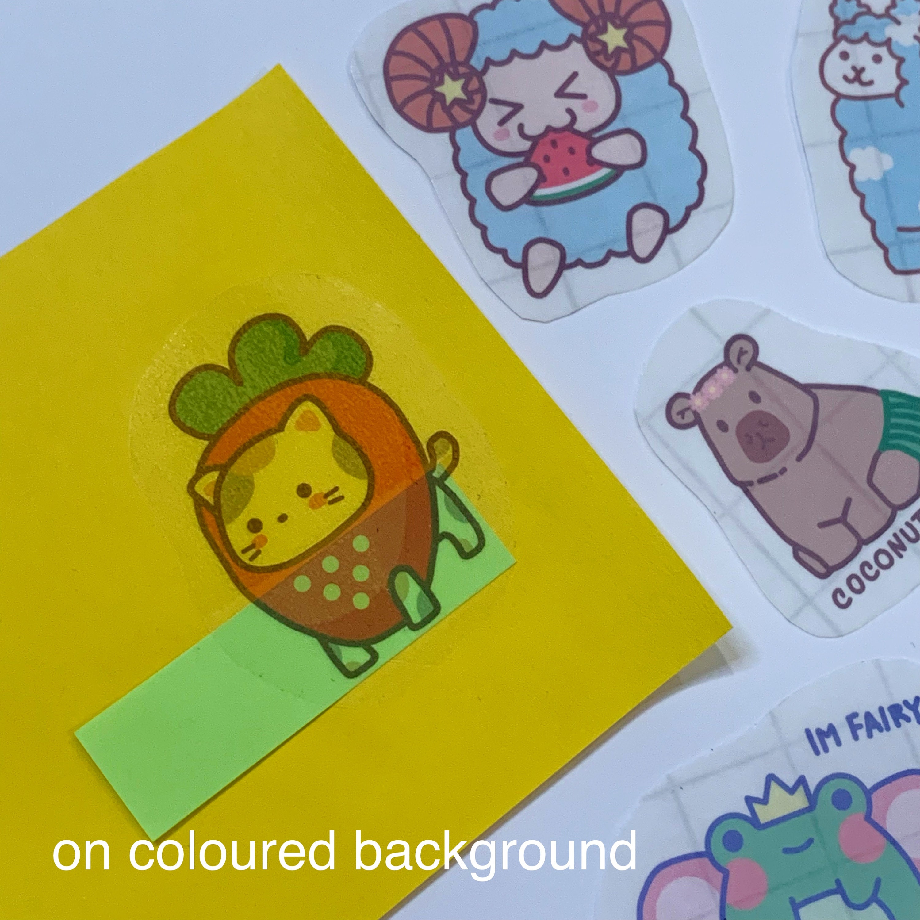 Cute Animals Sticker Set 27 Stickers - Etsy