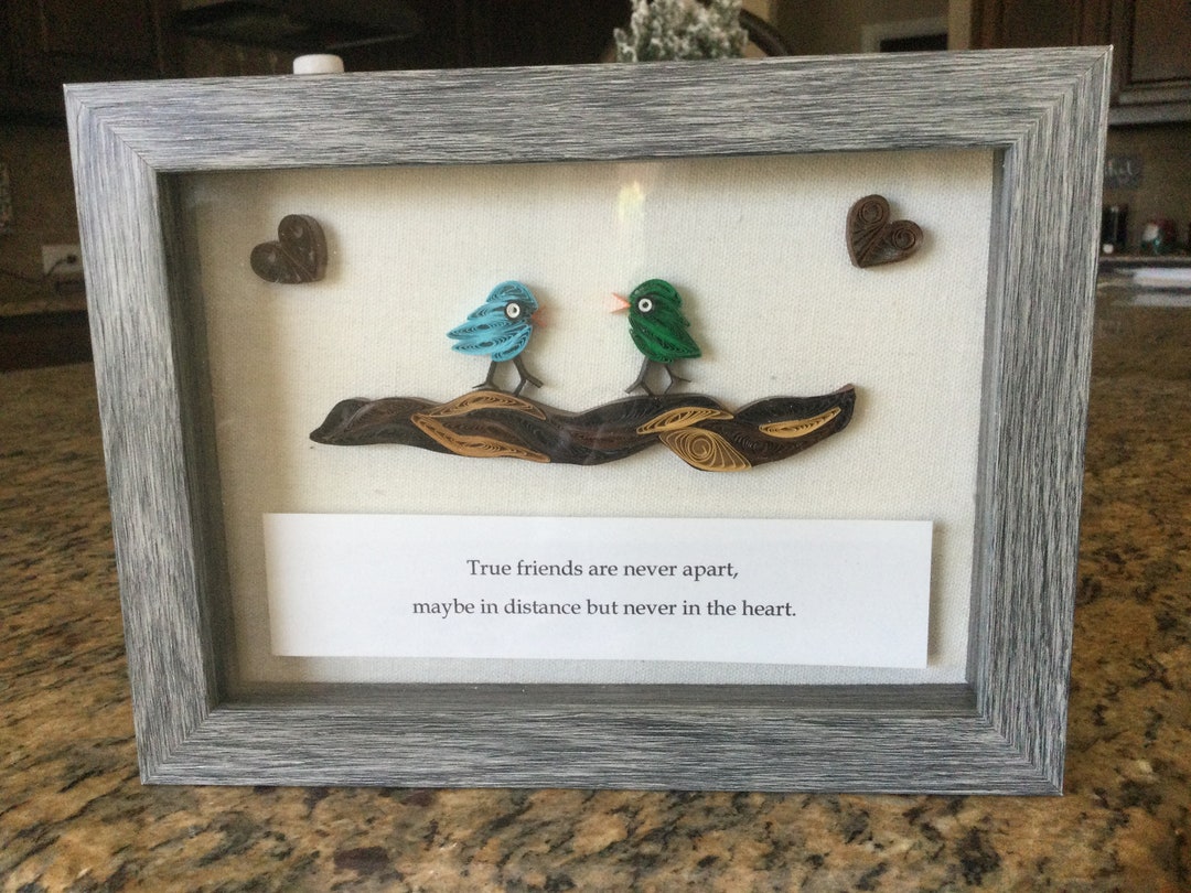 Paper Quilled Friendship Birds Show How Special Your Friend is Whether ...