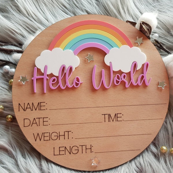 Rainbow Baby Svg - Etsy