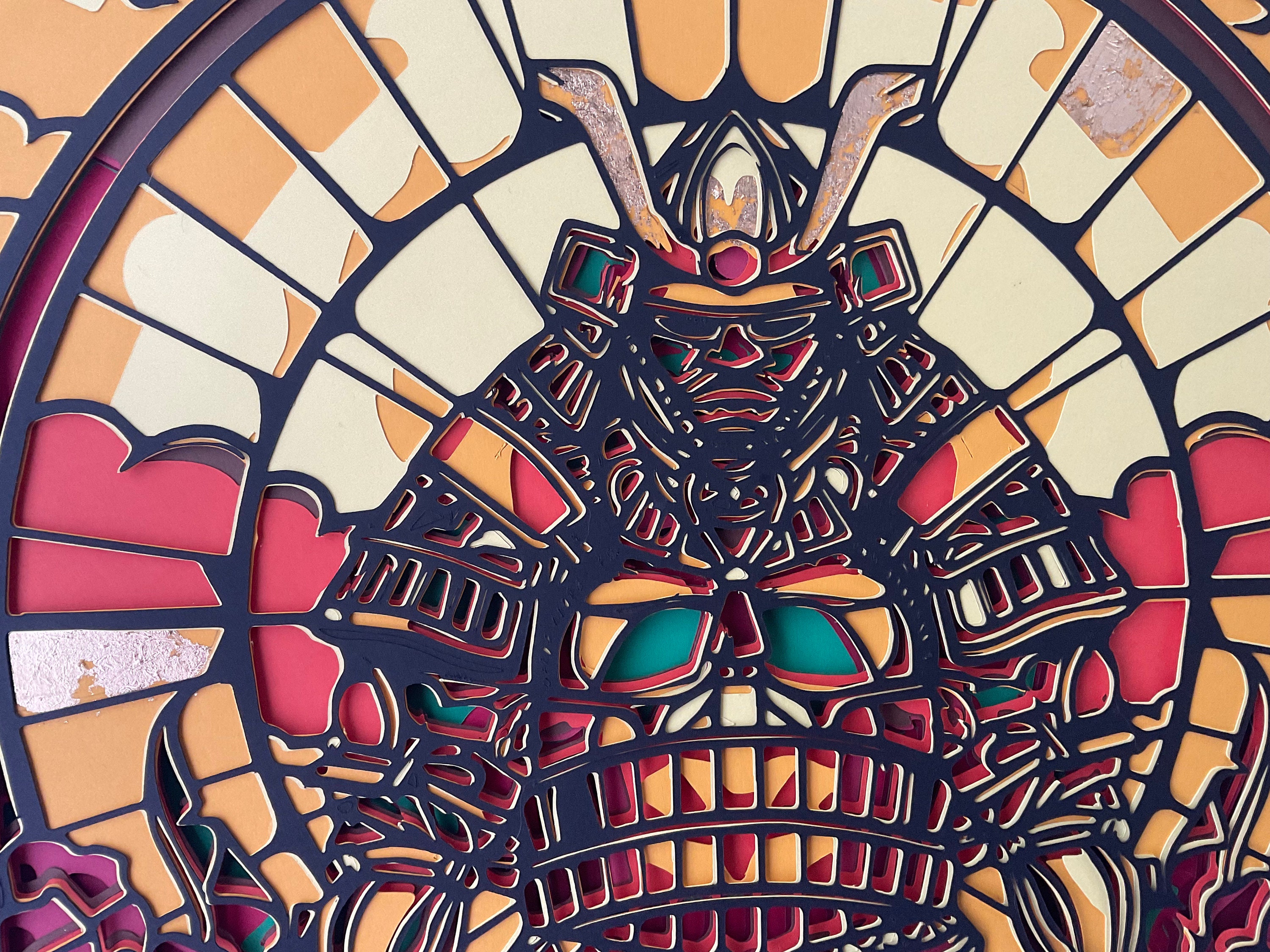Samurai Armor Stained Glass SVG, Multi Layer Cut File (digital Download ...