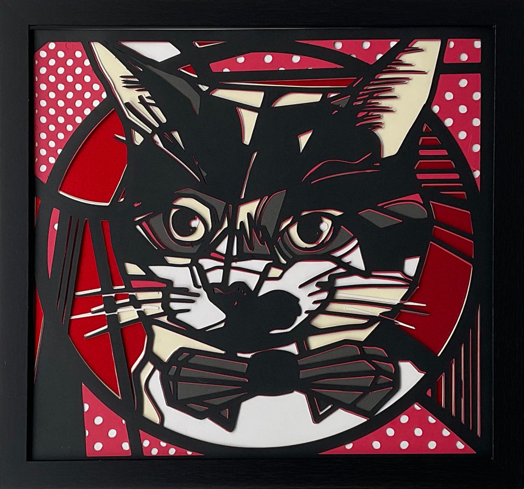Neko Cat Layered SVG, Cricut Cut File (digital Download) - Etsy