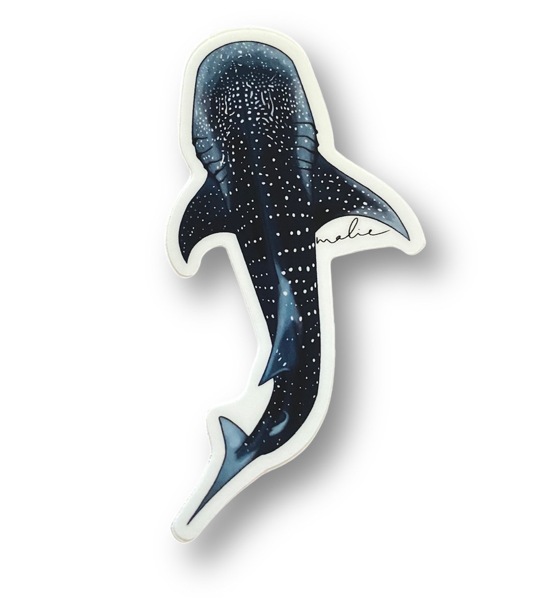 Lele Wa'a Pepili / Whale Shark Sticker - Etsy