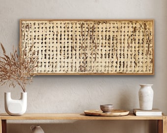 Handmade Mexican Amate Paper Wall Art – XXL 23.5x59 Modern Mexican Art ...