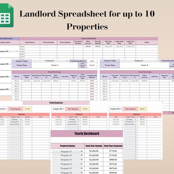 Kanban Board Task Tracker Google Sheets, Excel, Project Management ...