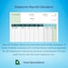 Automated Payroll Calculator Excel, Employee Payroll Template, Payroll ...
