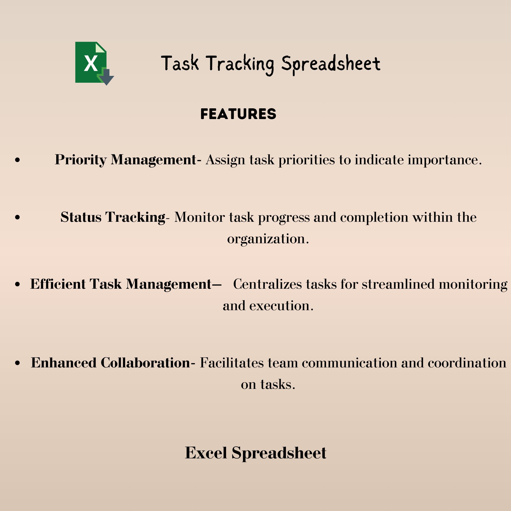 Task Tracking Spreadsheet, Small Business Task Planner, Monthly ...