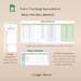 Sales Tracker Google Sheet, Order Tracking Spreadsheet, Small Business ...
