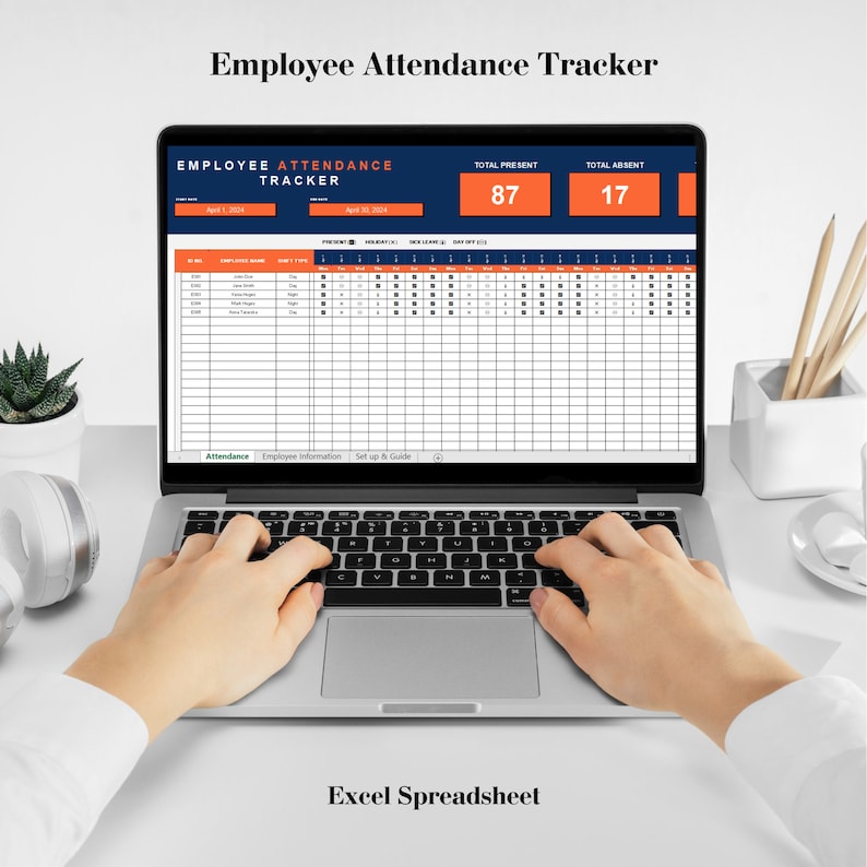 Employee Attendance Tracker, Sickness & Absence Tracker, Employee ...