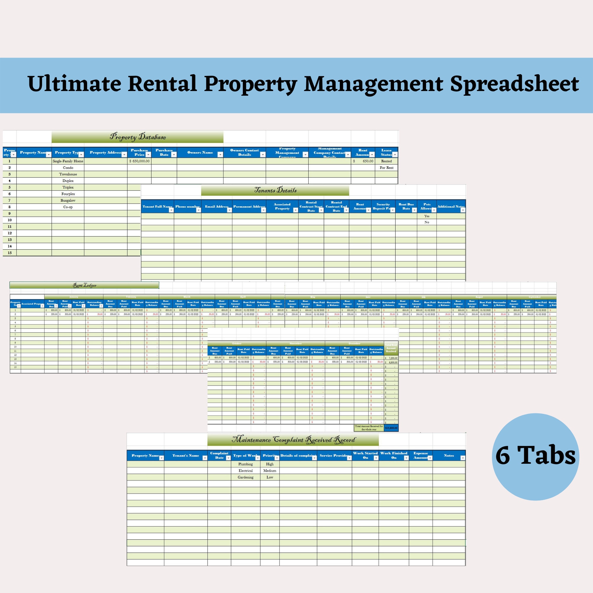 Ultimate Rental Property Management Bundle for up to 15 Properties ...