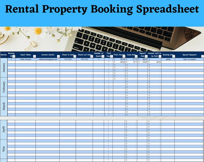 Vacation Rental Property Booking System Template | Simple Property ...