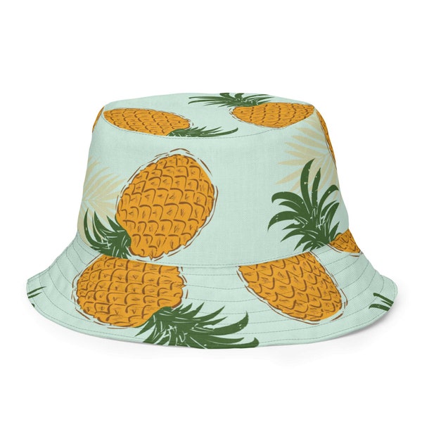 Pineapple Bucket Hat - Etsy