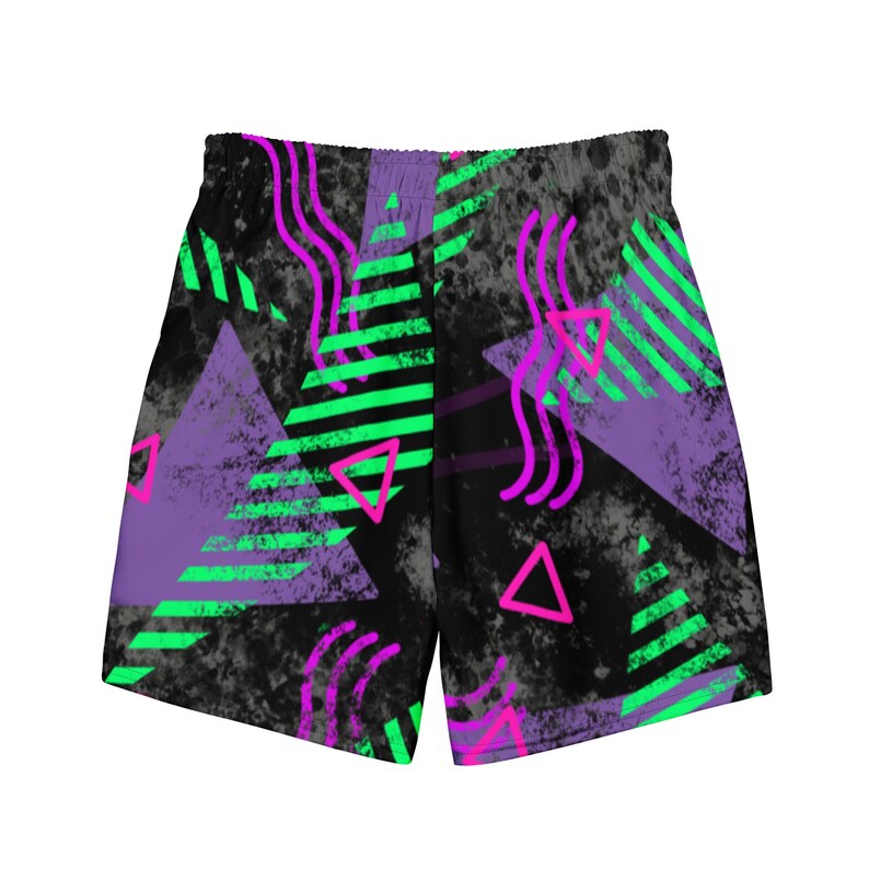 90's Retro Men's Swim Trunks - Etsy