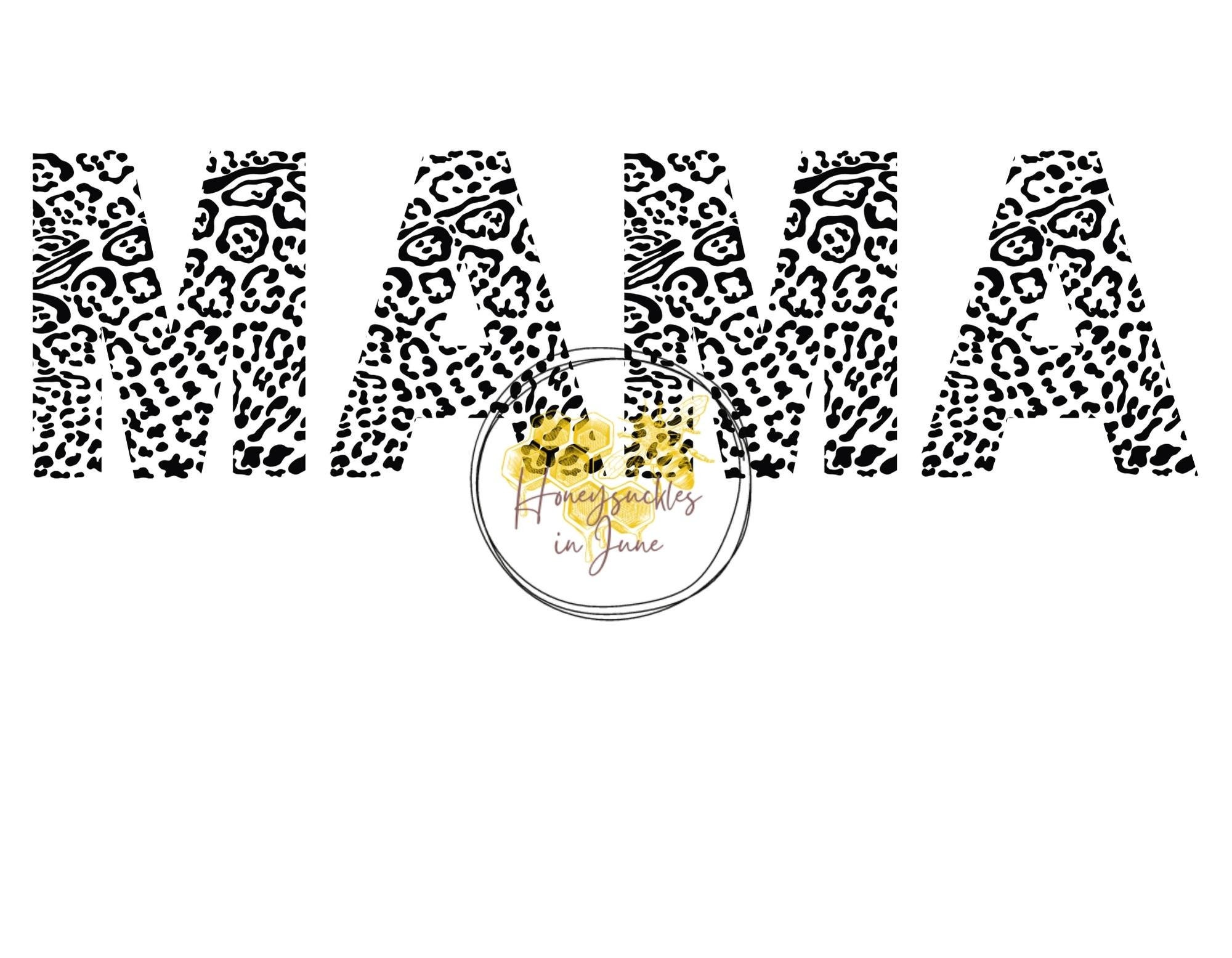 Mama Leopard Print Png File, Digital Download With Two Files. - Etsy