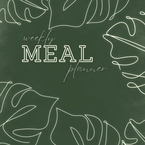 Digital Meal Planner, Digital Menu Planner. Digital Planner for ...