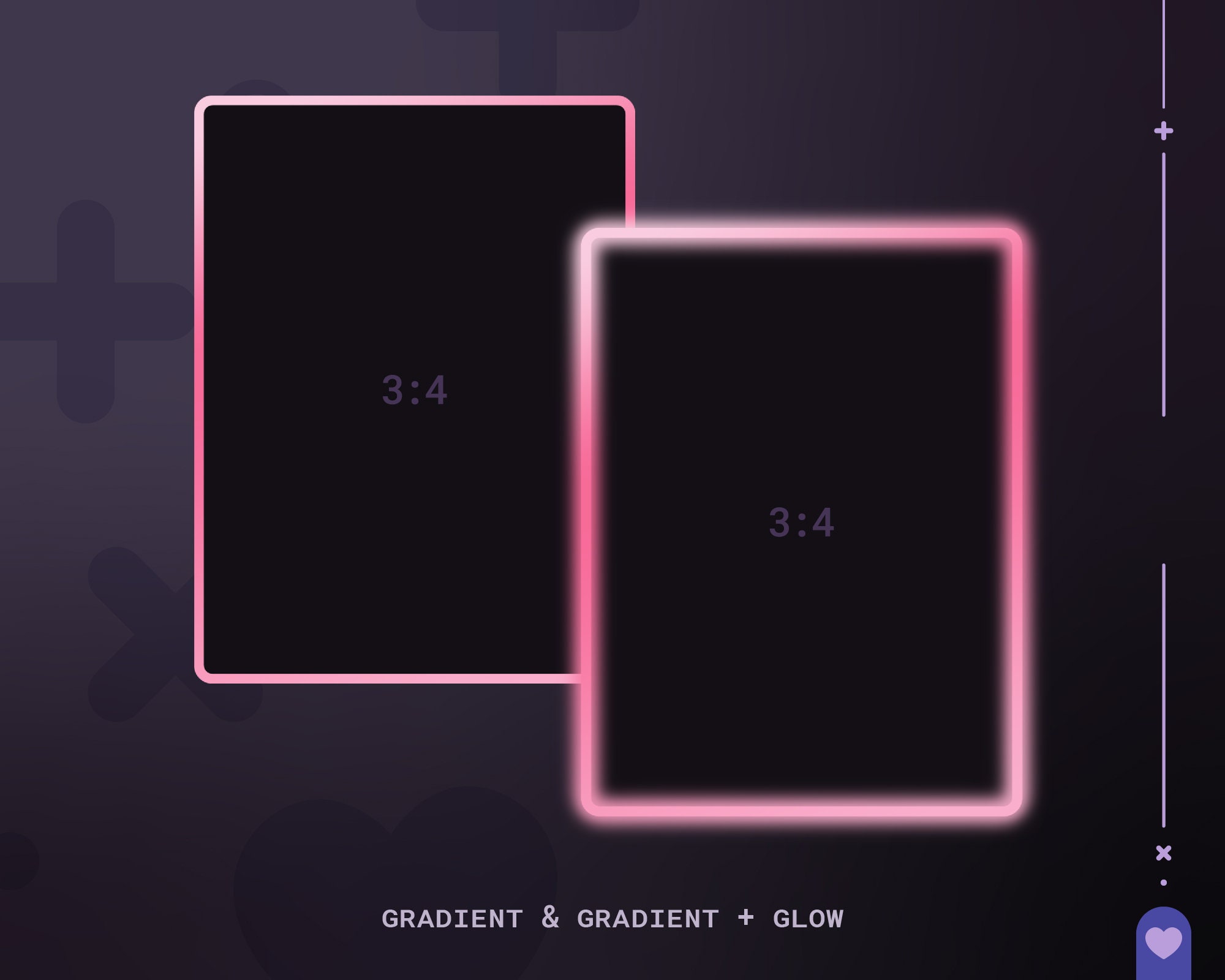 Animated Minimalistic Pink Gradient Twitch Border Set for Streaming - Etsy