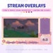 Cozy Asian Aesthetic Twitch Overlay DIY With Camera & Chat Borders ...
