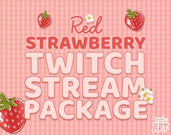Twitch Strawberry | Etsy