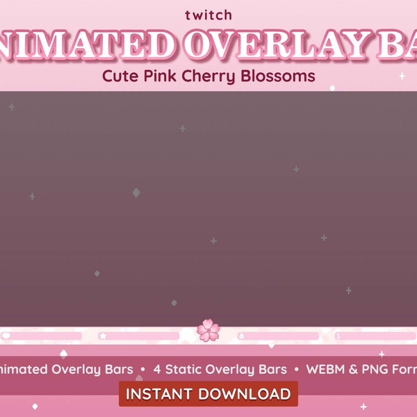 Twitch Overlay Bar - Etsy