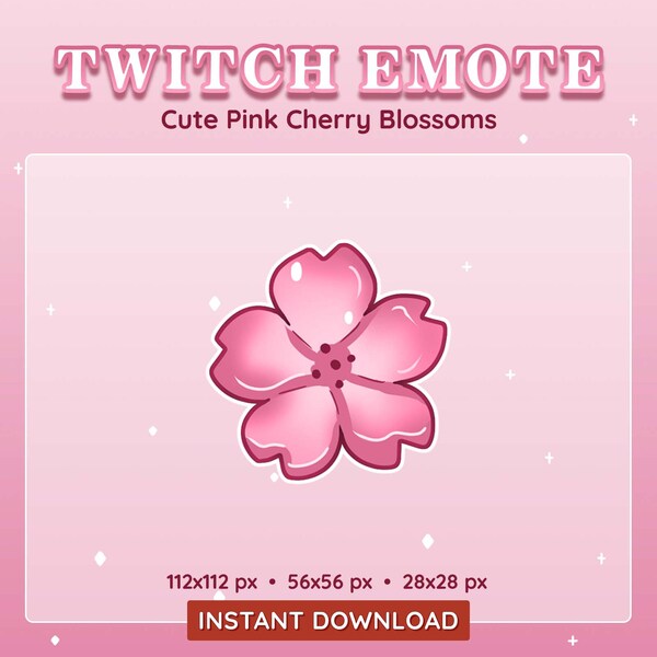 Twitch Cherry Blossom Emotes - Etsy Canada