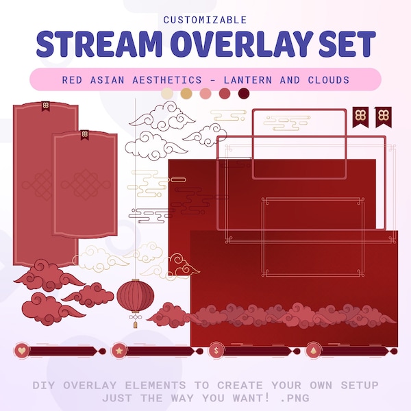 Animated Winter Blue Twitch Border Set for Streaming - Etsy