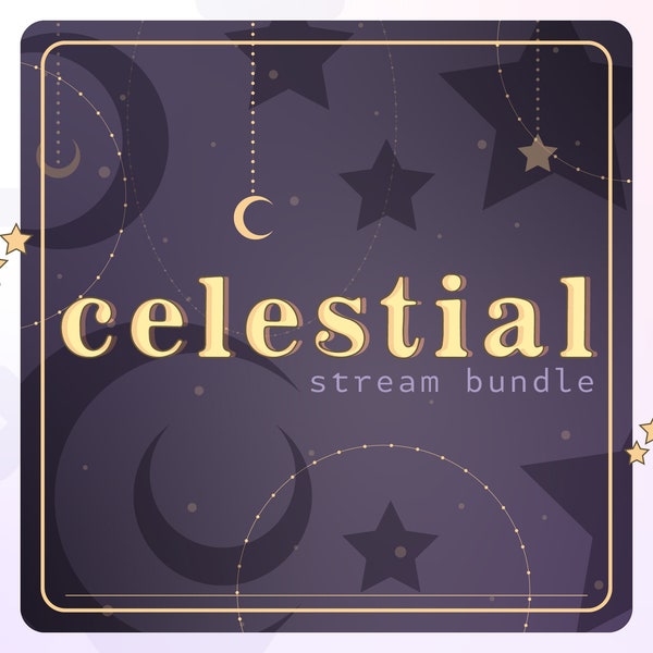 Outer Space Overlay Twitch - Etsy