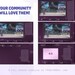 Dark Purple Asian Aesthetic Twitch Overlay DIY With Camera & Chat ...