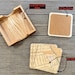 Custom Wood Coasters With Engraved Street Map Address of - Etsy