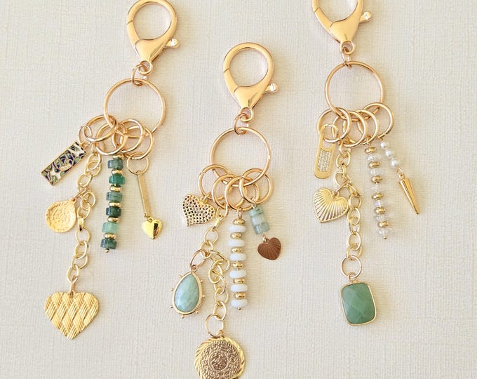 Large Bead and Pendant Bag Charms - Etsy