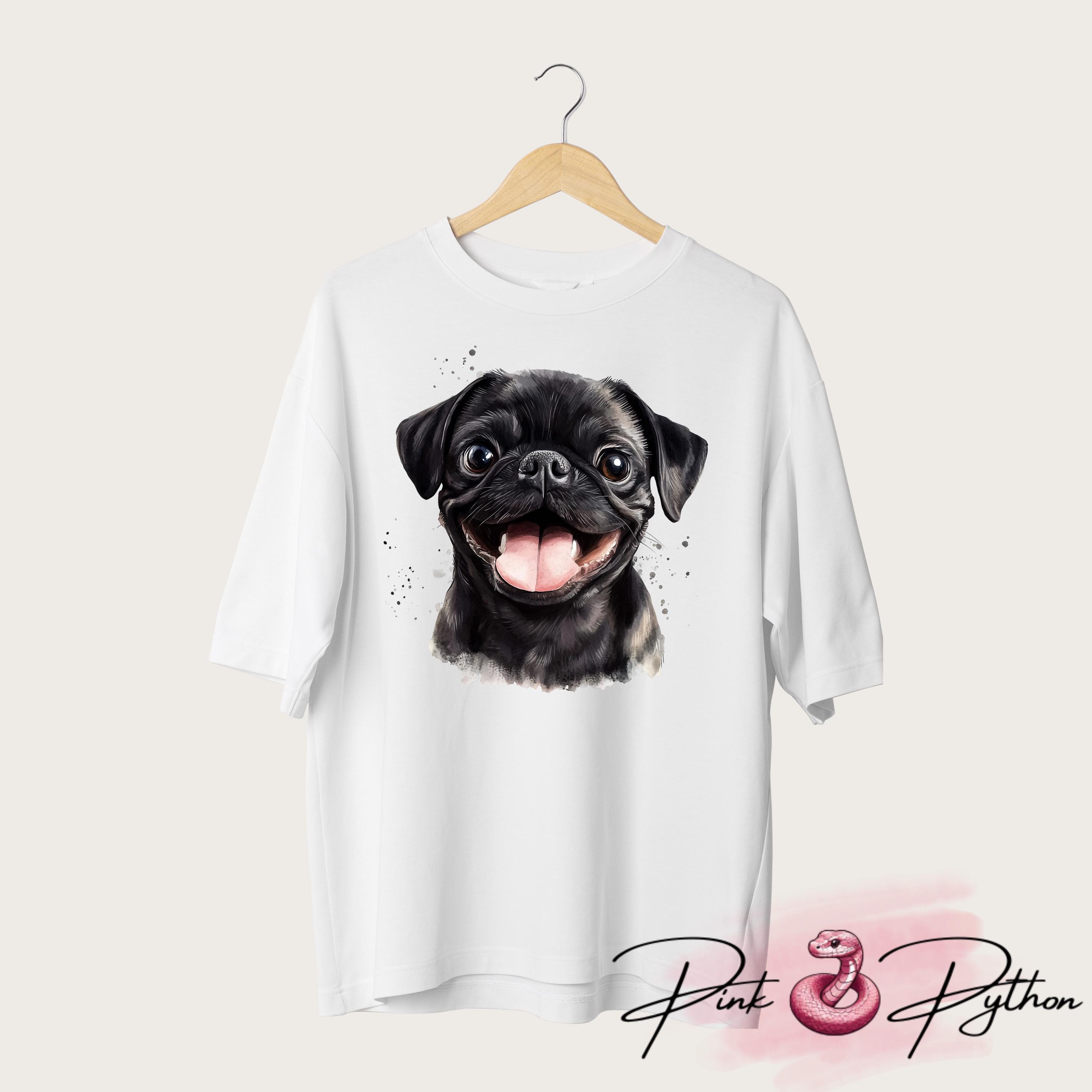 PUG Clipart, Watercolor Dog Clipart Png, Cute Pet Clipart, Pug Images ...