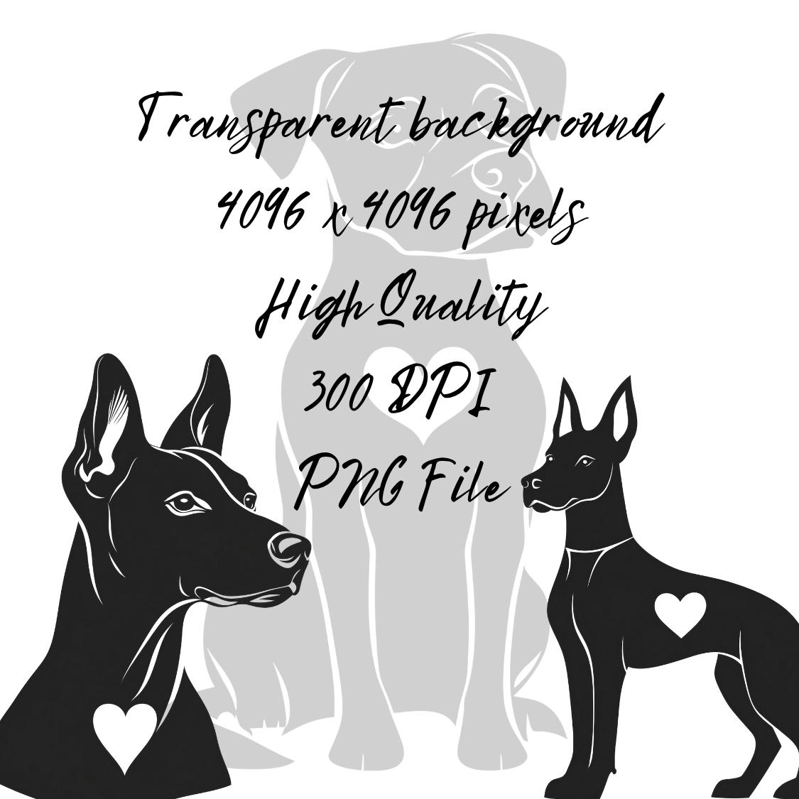 Dog Breed Clipart, Black and White Line Art (digital Download) - Etsy